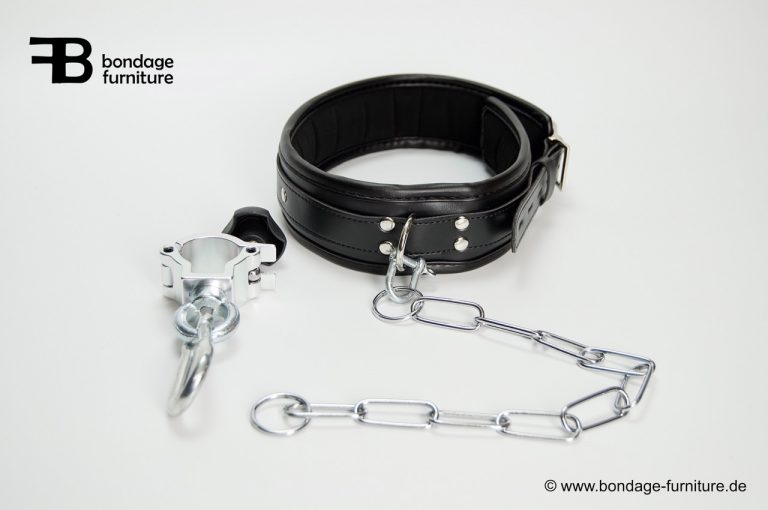 Oberschenkel-Fessel mit Kette für unsere BDSM Möbel